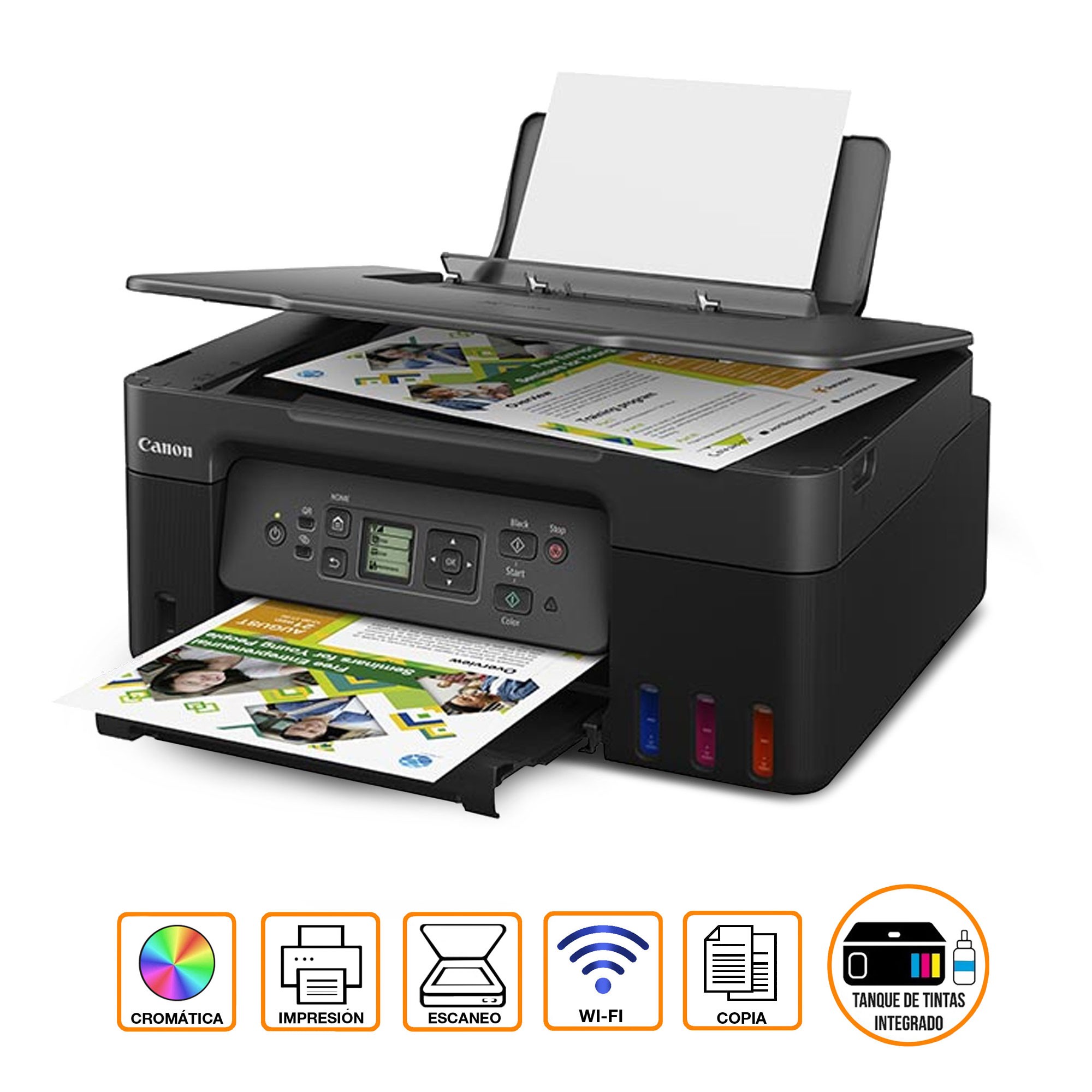 Impresora Canon Pixma G3170 Multifuncional / Color / Wifi