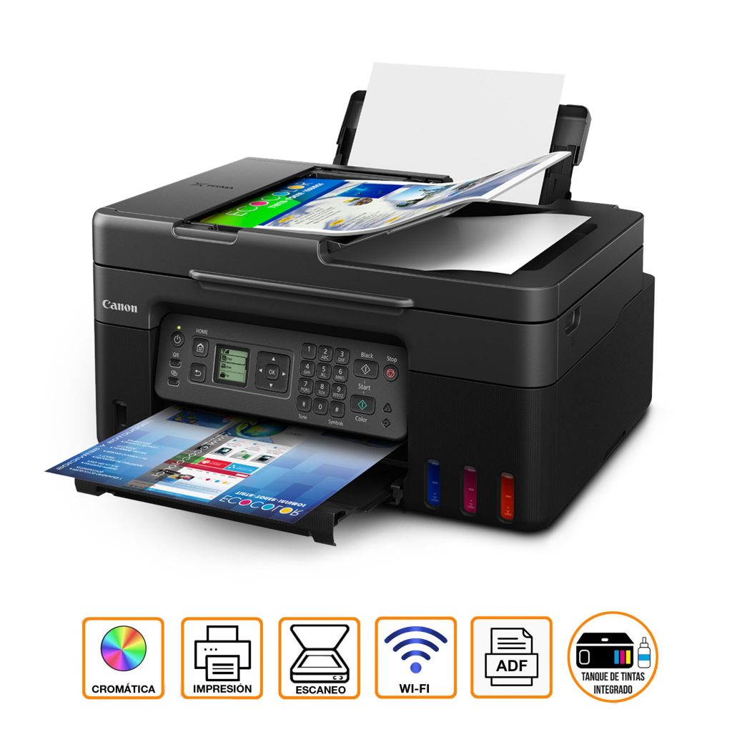 Impresora Canon Pixma G4170 Multifuncional / Wifi / Adf / Tinta Continua