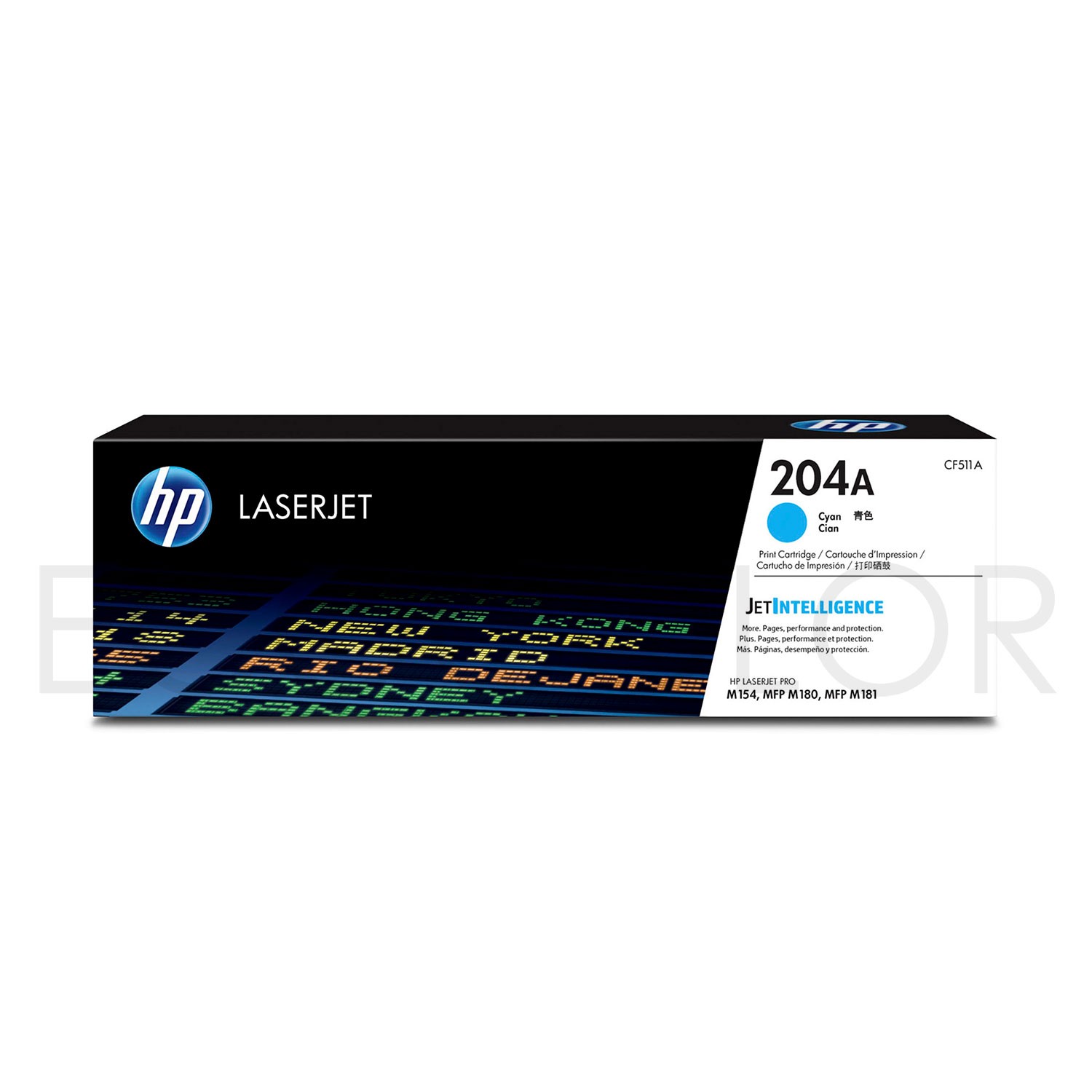 Toner Hp 204A / CF511A Cyan Original M154 / MFP M180 / M181
