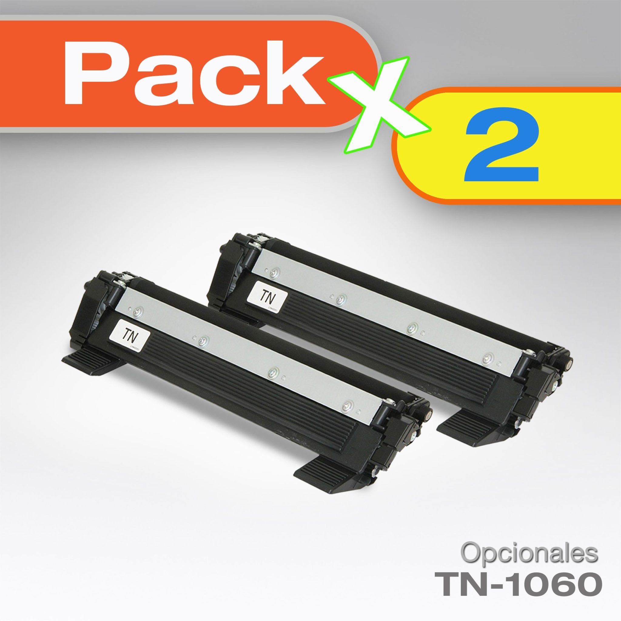 2 Toner Opcional TN1060 HL-1202 HL-1212w DCP-1602 DCP-1617NW TN-1060