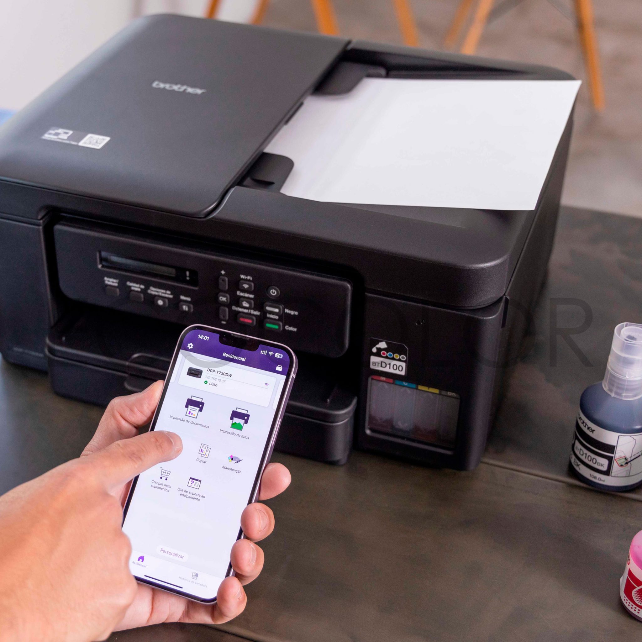 Impresora Brother DCP-T730DW InkBenefit Tank / Multifuncional Wifi / Duplex / Adf