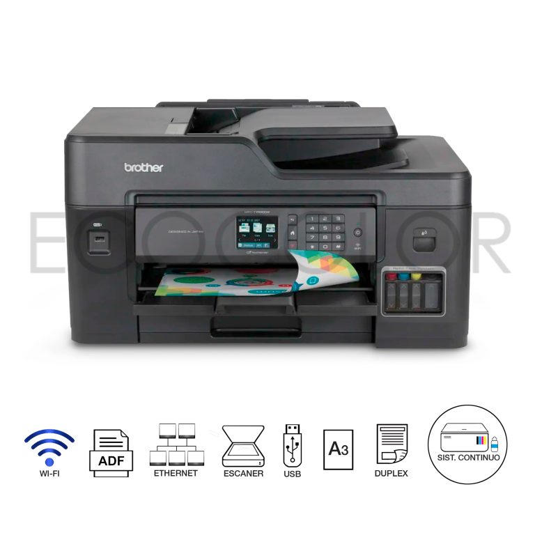 Impresora Brother MFC-T4500DW Multifuncional A3 / Wifi / Adf / Ethernet ...