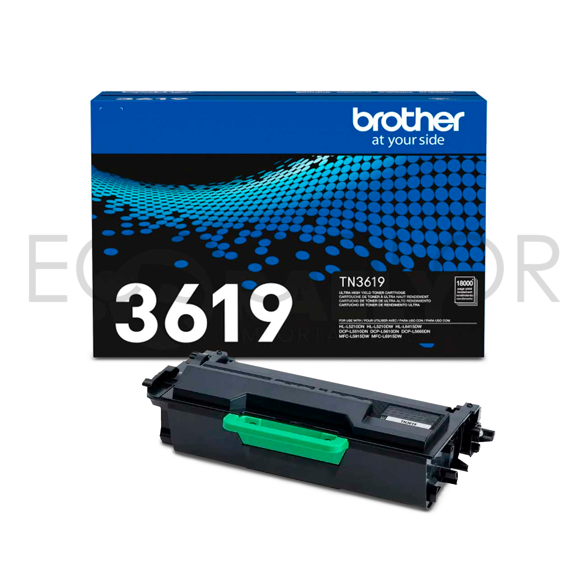Toner Brother TN-3619 Original L5210 / L6415 / L5510 / L6915